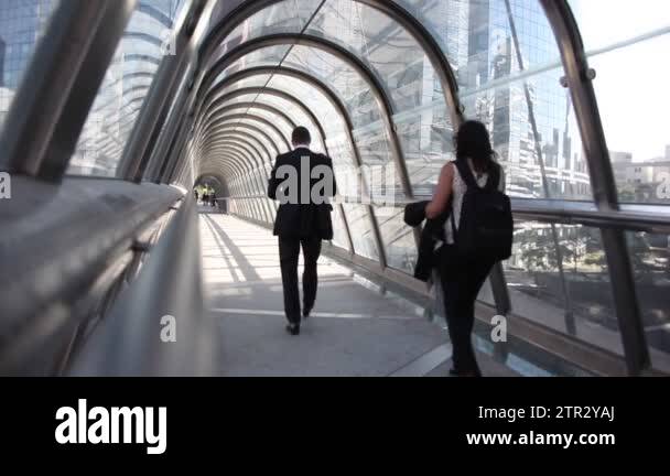 Pedestrian bridge inside Stock Videos & Footage - HD and 4K Video Clips ...