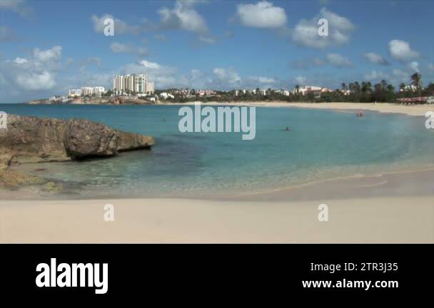 Mullet beach st maarten caribbean Stock Videos & Footage - HD and 4K ...