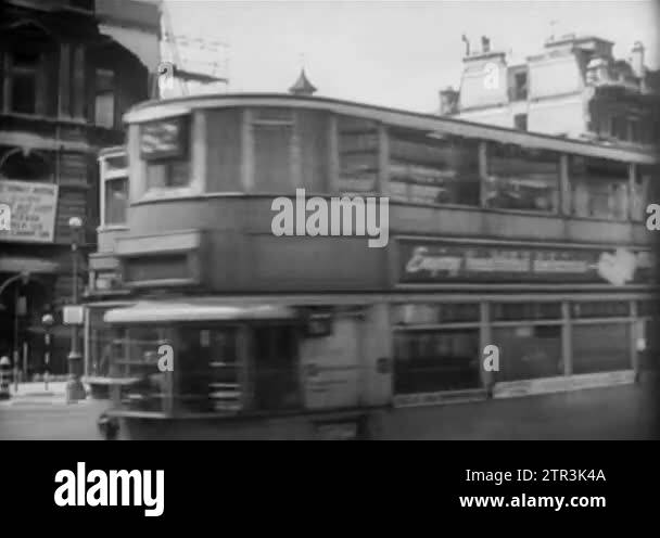 Double decker bus uk 1940s Stock Videos & Footage - HD and 4K Video ...