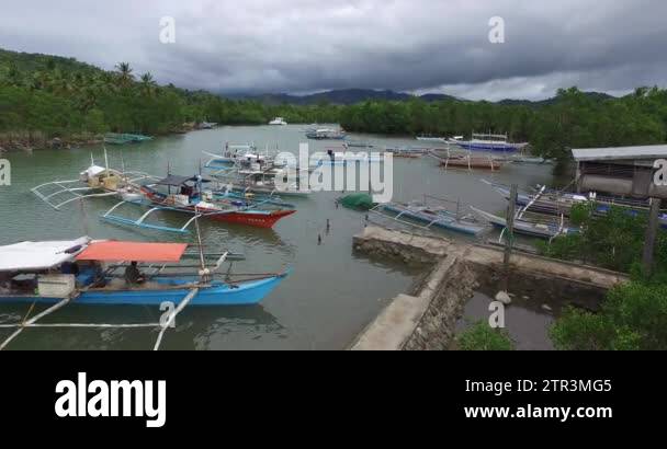 Scenery of the islands and coastal area of the island of Palawan in the ...
