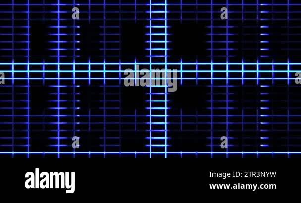abstract digital vertical and horizontal elettric blue lines background ...