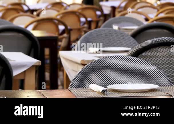 Open air cafe tables Stock Videos & Footage - HD and 4K Video Clips - Alamy