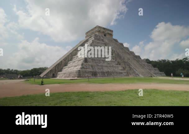 Chichen Itza,Maya pyramid. Historical ruins of ancient civilization of ...