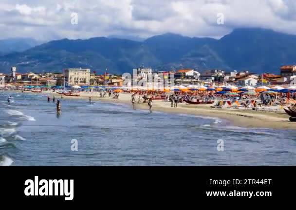 Panorama view versilia coast Stock Videos & Footage - HD and 4K Video ...