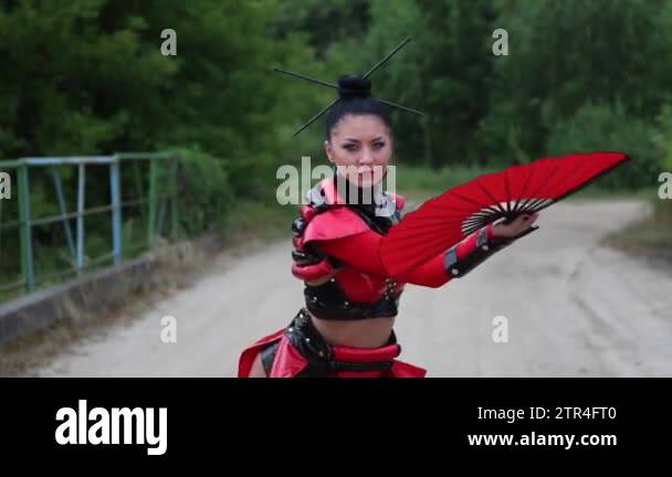 Chinese woman dancing fan Stock Videos & Footage - HD and 4K Video ...