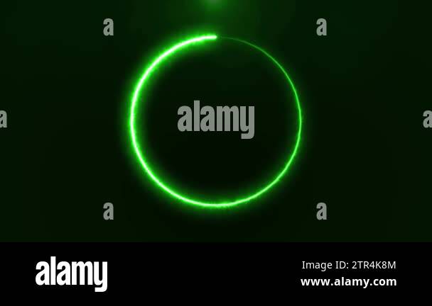 Abstract background screensaver with an electric arc rotates endlessly ...