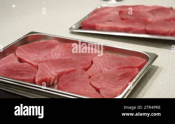 Tray of tuna Stock Videos & Footage - HD and 4K Video Clips - Alamy