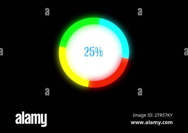 4k Science Futuristic Loading Circle Ring.Loading Transfer Download ...