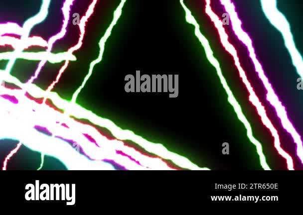 animated Lightning bolt flight on black background seamless loop ...