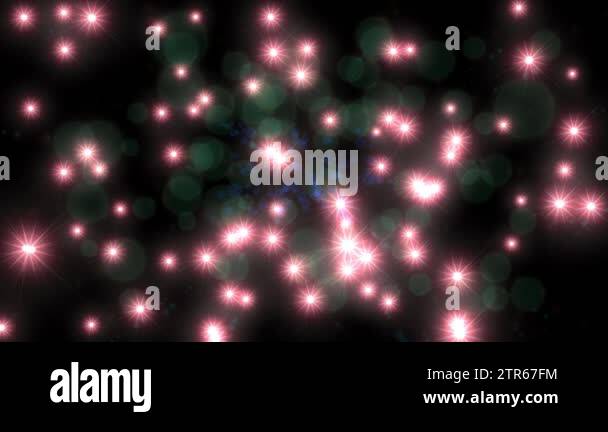 Lens flare sparkling glowing twinkle star lights glow background 4k Stock Video Footage - Alamy