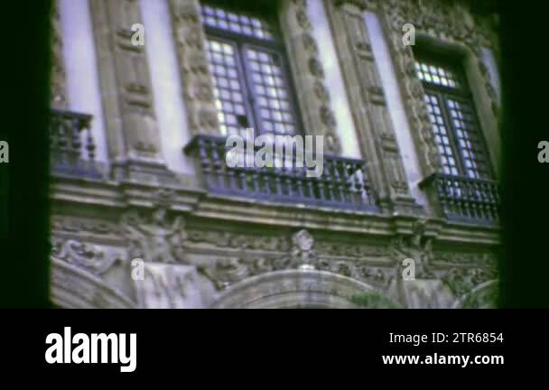 Spanish architecture windows and balconies Stock Videos & Footage - HD ...