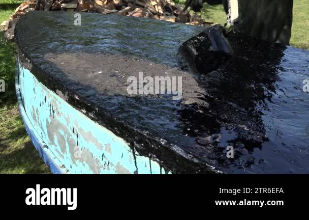 Wooden structure black tar texture Stock Videos & Footage - HD and 4K ...