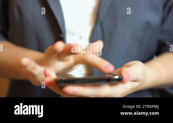 Female hands scrolling sliding typing Stock Videos & Footage - HD and ...