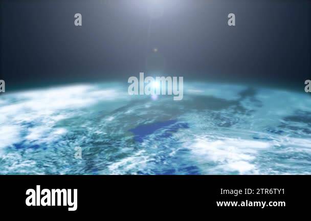 HD Earth Planet Surface/ Animation of a realistic earth planet surface ...