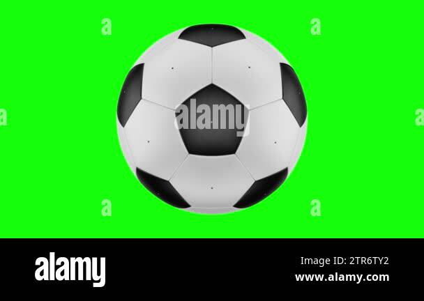Transformation of a soccer ball. Transition of black areas into white ...