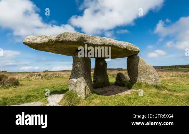 Lanyon quoit megalithic burial dolmen Stock Videos & Footage - HD and ...