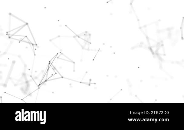 Technologies. Abstract background with plexus connections wire frame web. Seamless looping Stock ...