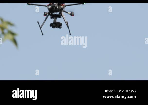 drone hexacopter flying Stock Video Footage - Alamy