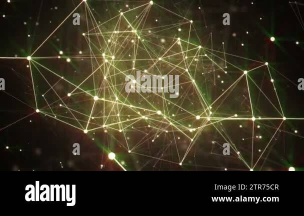 Abstract plexus shapes. Digital, communication and technology background with lines and dots ...