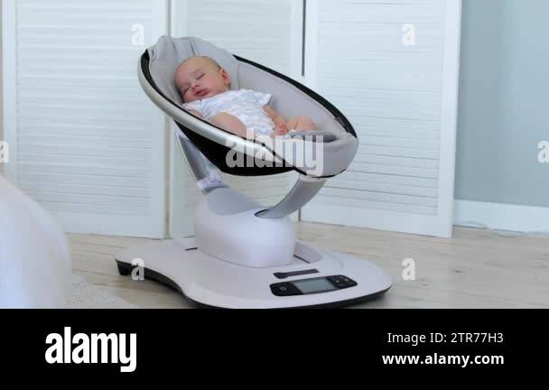 Modern high-tech rocking chair helps parents put the child to bed ...