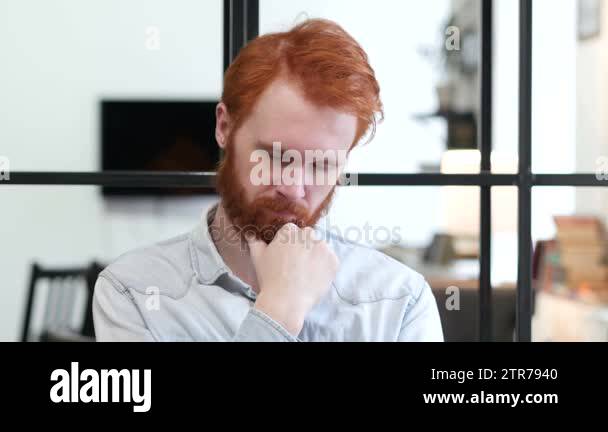 Sleeping Tired Man at Work, Portrait Stock Video Footage - Alamy