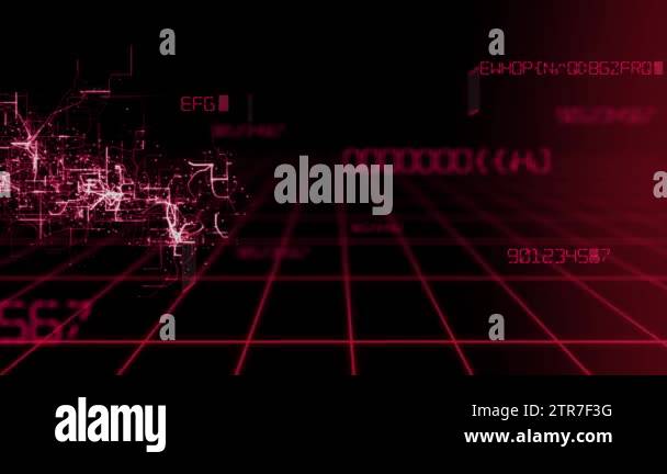 High tech abstract animation background pattern of a camera moving ...