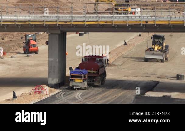 Modern road construction Stock Videos & Footage - HD and 4K Video Clips ...
