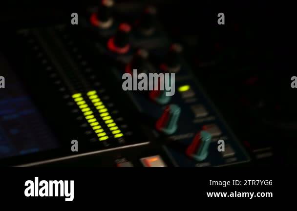Audio Control Desk Footage for different projects!!! (TV Studio Detail ...