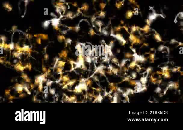 4k Abstract fly particles light tail fireworks,bio microbes bacteria spores sperm,art particle ...