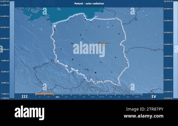 Poland political map capital national Stock Videos & Footage - HD and ...