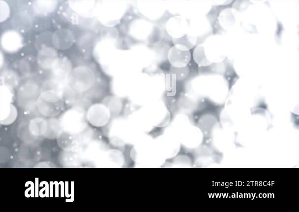 white gray moving up Abstract blinking glowing Glittering bokeh ...