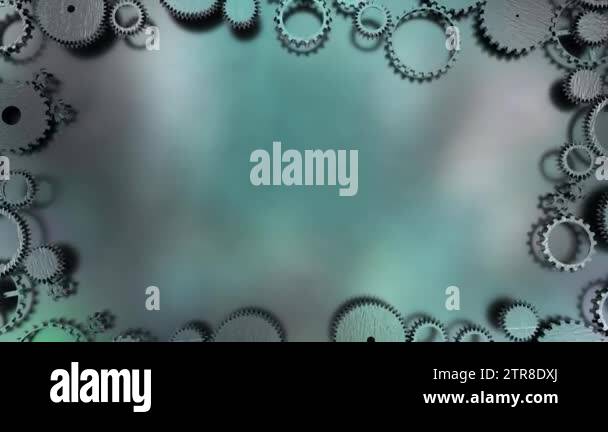 Gear cogs border rotating system gearbox watch mechanism 4K Stock Video ...