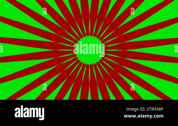 Easy radial ray background - green screen Stock Video Footage - Alamy