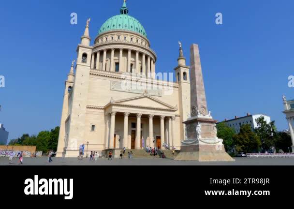 St. Nicholas Church in Potsdam is an Evangelical Lutheran church on Old ...