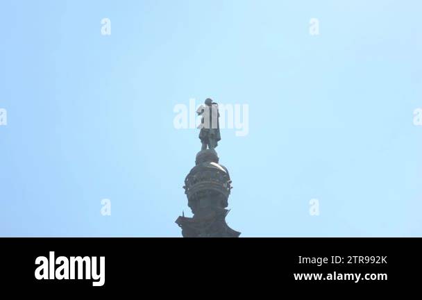 Statue of cristobal colon christopher columbus Stock Videos & Footage ...
