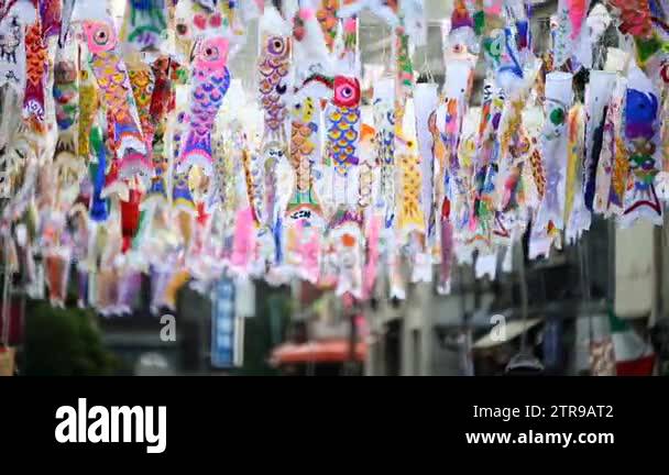 Japanese hanging streamer Stock Videos & Footage - HD and 4K Video ...