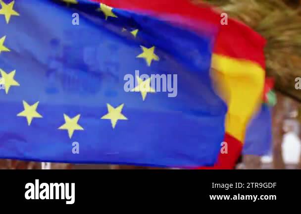 Flags of the member states Stock Videos & Footage - HD and 4K Video ...
