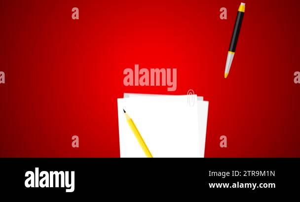 Passed Exam With Pen on Legal Document and Agreement Symbol With Stamp ...