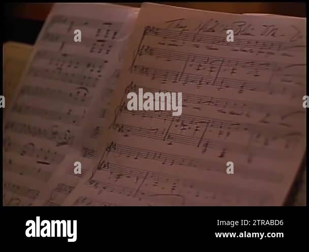 Close up sheet music Stock Videos & Footage - HD and 4K Video Clips - Alamy