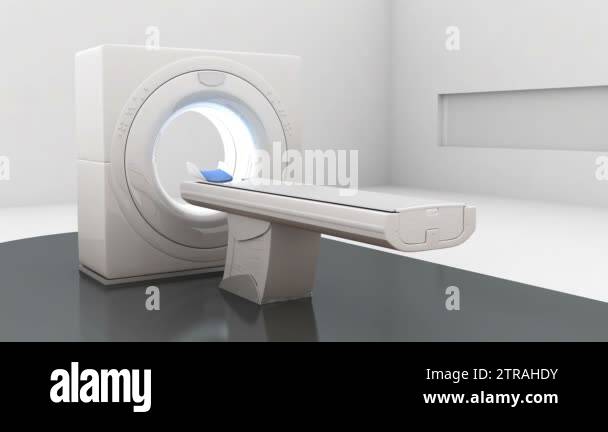 X-ray CT scanner, medical diagnosis technology.MRI,white.1 Stock Video ...