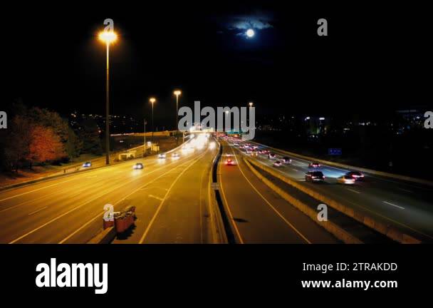 Moon lit road Stock Videos & Footage - HD and 4K Video Clips - Alamy