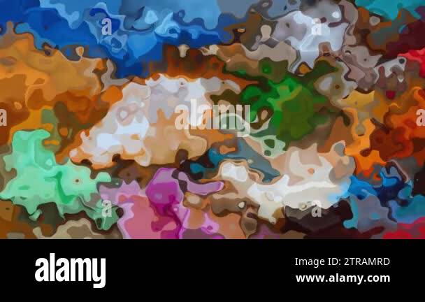 abstract animated stained background seamless loop video - watercolor ...