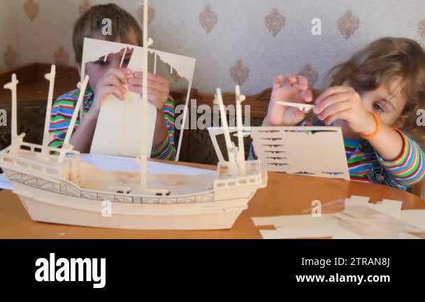 Boy girl together constructing toy Stock Videos & Footage - HD and 4K Video Clips - Alamy