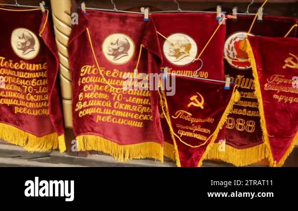 Soviet style flags Stock Videos & Footage - HD and 4K Video Clips - Alamy