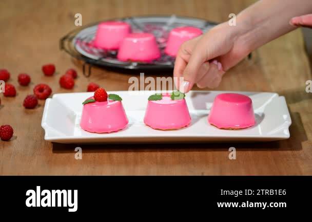 Luxury pink mousse cake Stock Videos & Footage - HD and 4K Video Clips ...