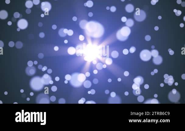 abstract soft moving blinking circle background with star shine ...