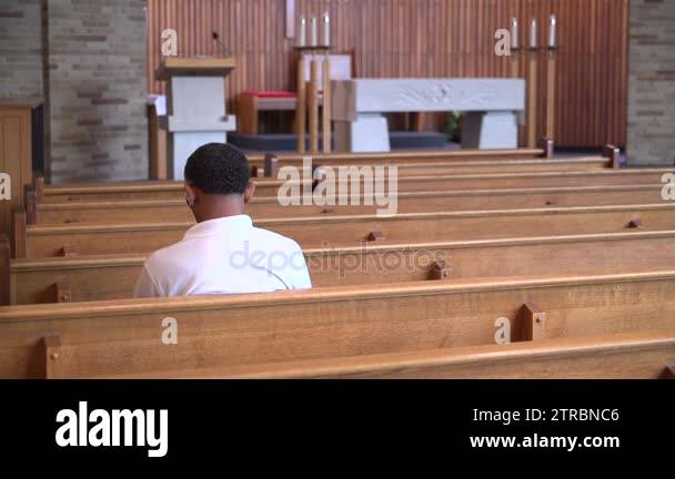 Man alone in church praying Stock Videos & Footage - HD and 4K Video ...