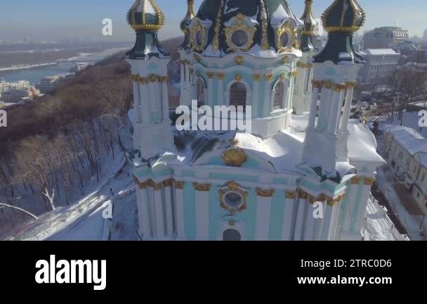 Saint Andrews Church in Kiev on the Andriyivsky Descent was built in ...
