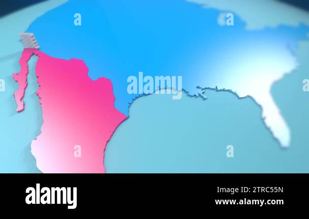 Usa mexico border fence map Stock Videos & Footage - HD and 4K Video ...