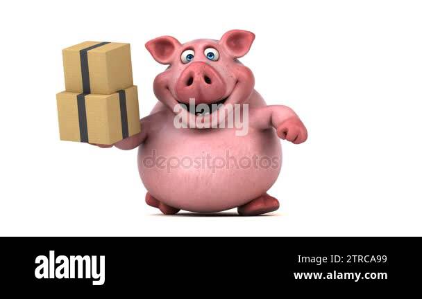 Pig holding boxes Stock Videos & Footage - HD and 4K Video Clips - Alamy